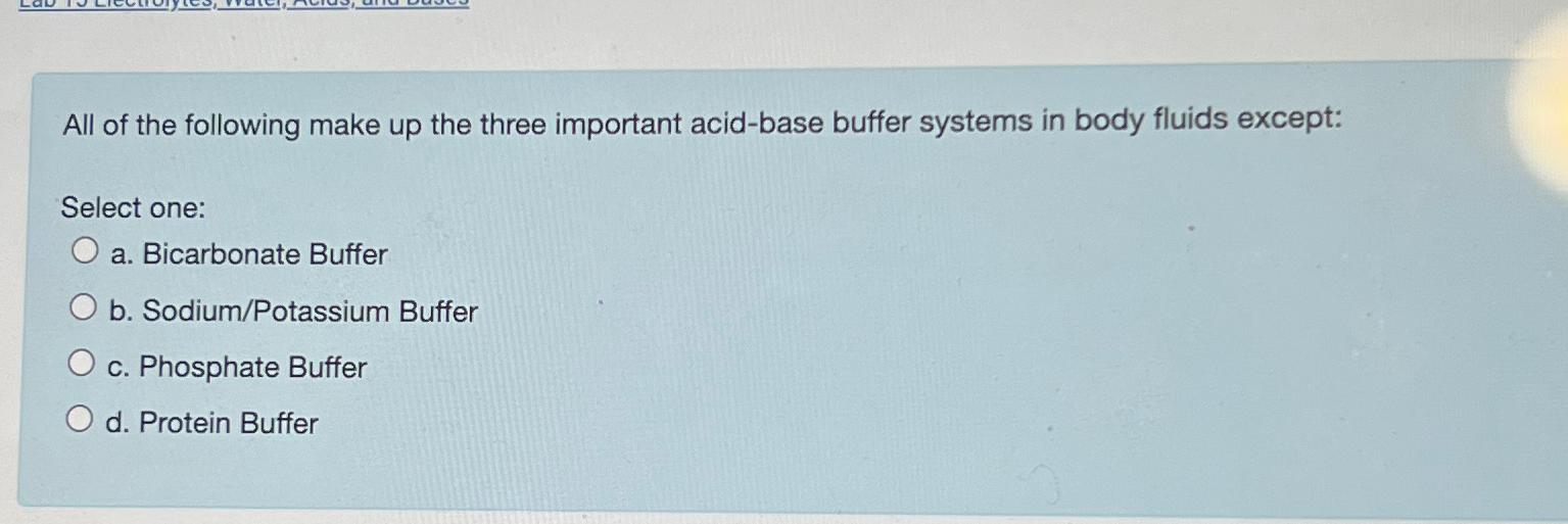 Solved All of the following make up the three important | Chegg.com