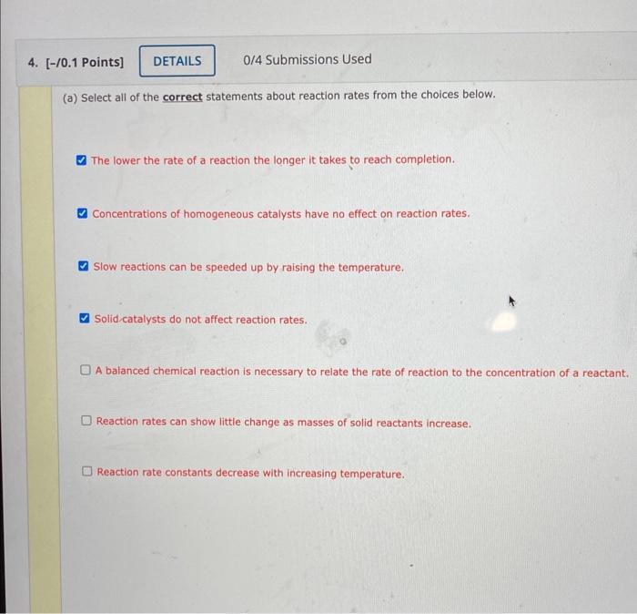 Solved 4. [-10.1 Points) DETAILS 0/4 Submissions Used (a) | Chegg.com