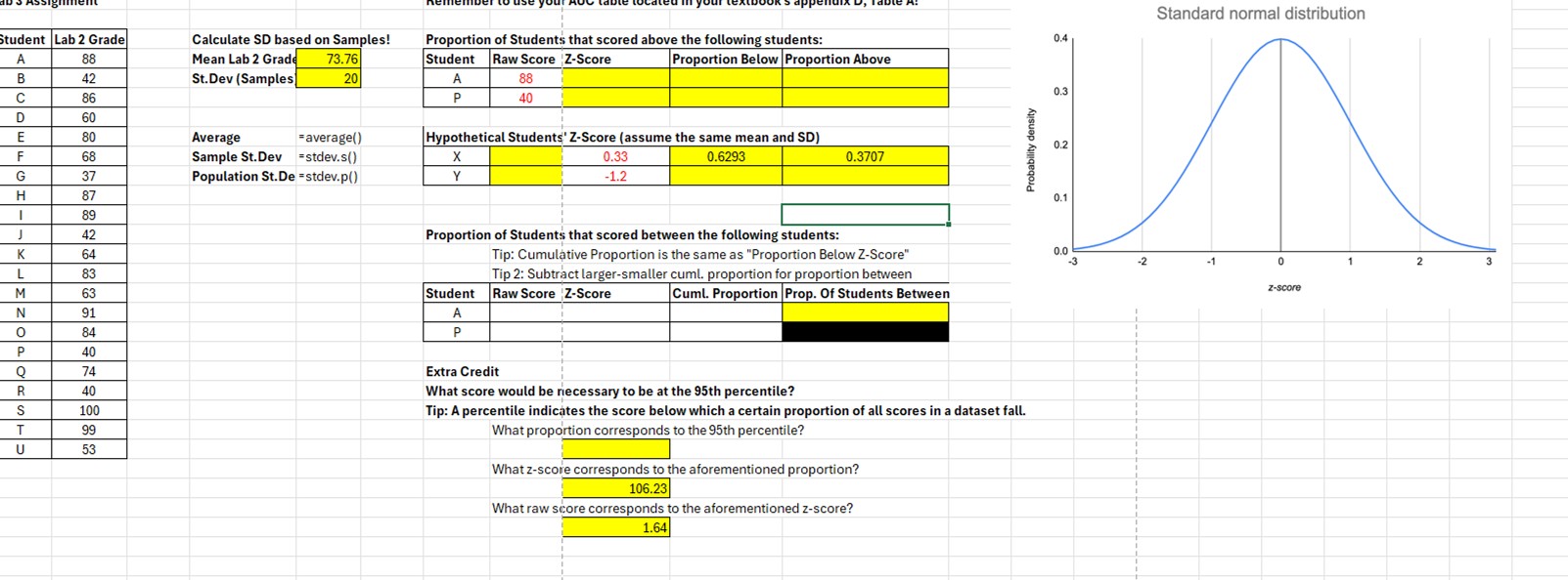 Solved how to solve for student A and P cumulative | Chegg.com