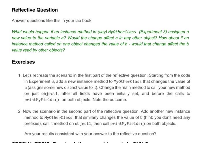 Solved Reflective Question Answer questions like this in | Chegg.com