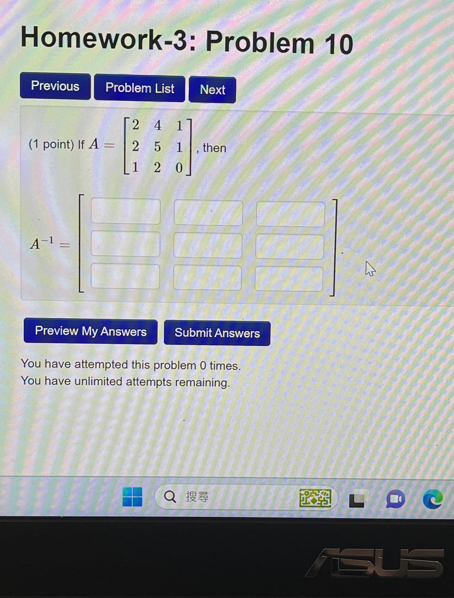 Solved Homework-3: Problem 10You have attempted this problem | Chegg.com Solved Homework-3: Problem 10You have attempted this problem | Chegg.com