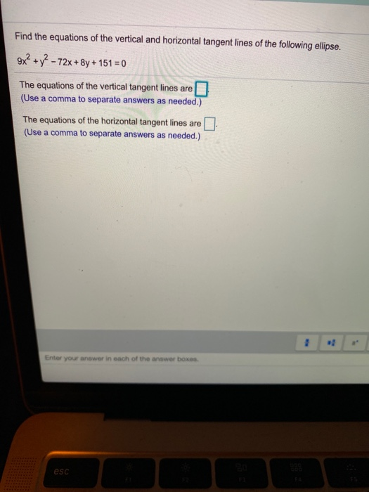 Solved Find the equations of the vertical and horizontal | Chegg.com