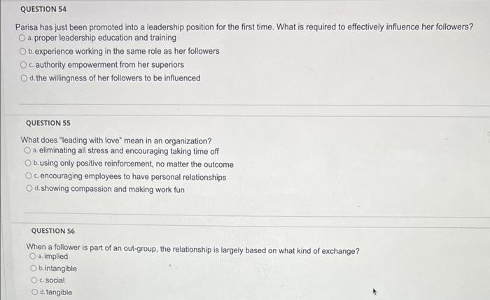 [Solved]: All 3 please!! Parisa has just been promoted into