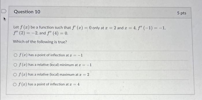 Solved only one answer can be correct and im certain its | Chegg.com