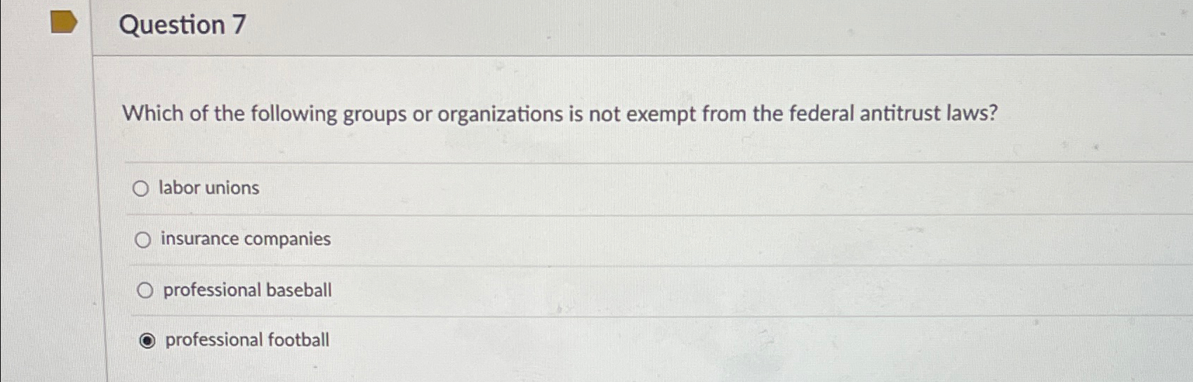 Solved Question 7Which of the following groups or | Chegg.com
