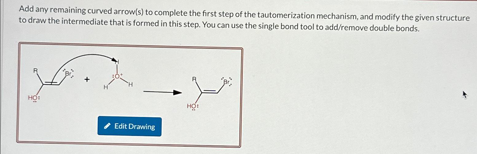 Solved Add any remaining curved arrow(s) ﻿to complete the | Chegg.com