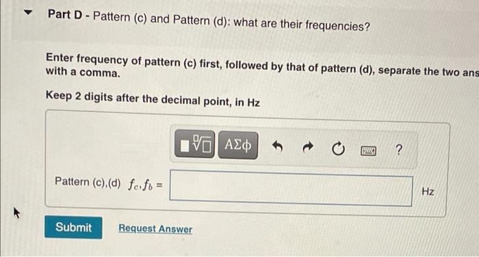 Solved 9 of 14 10 Review Part A- Pattern (a) and Pattern | Chegg.com