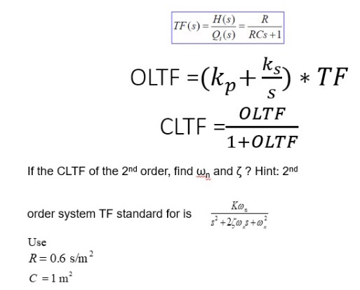Solved OLTF =(kp+ kg) * TF CLTF - POLFF If the CLTF of the | Chegg.com
