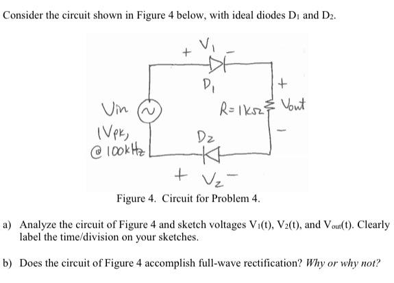 Solved Consider The Circuit Shown In Figure 4 Below With