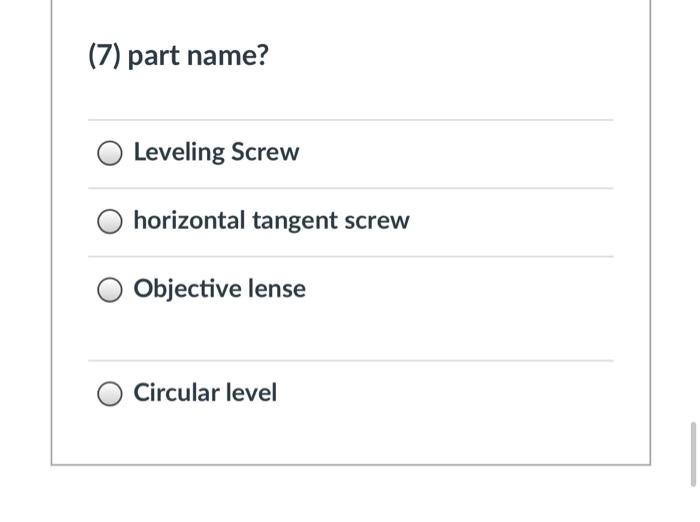 Solved Identify the major parts of the total station (Topcon | Chegg.com