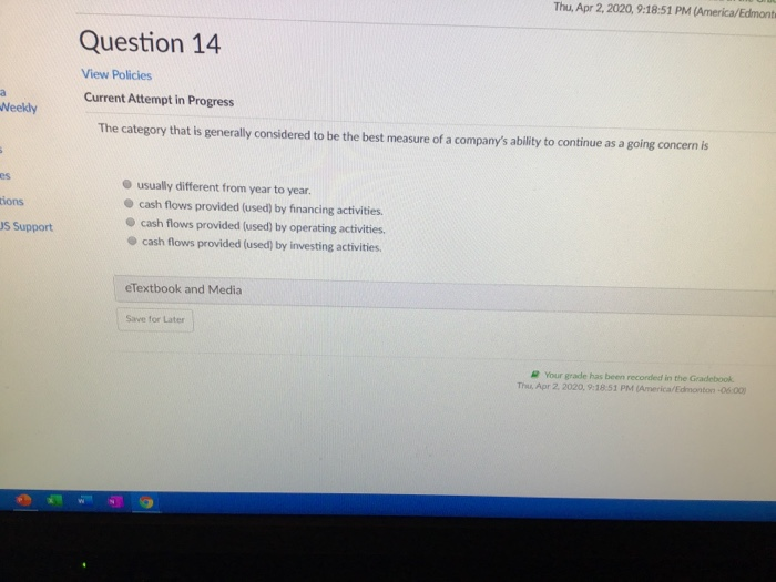 Solved KUCSLIDIT 13 lew Policies Current Attempt in Progress | Chegg.com