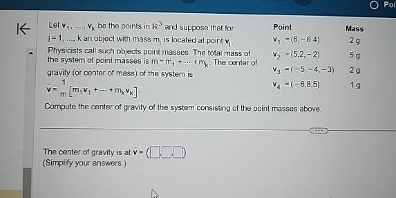 Solved Let v_(1),dots,v_(k), be the points in R^(3) and | Chegg.com