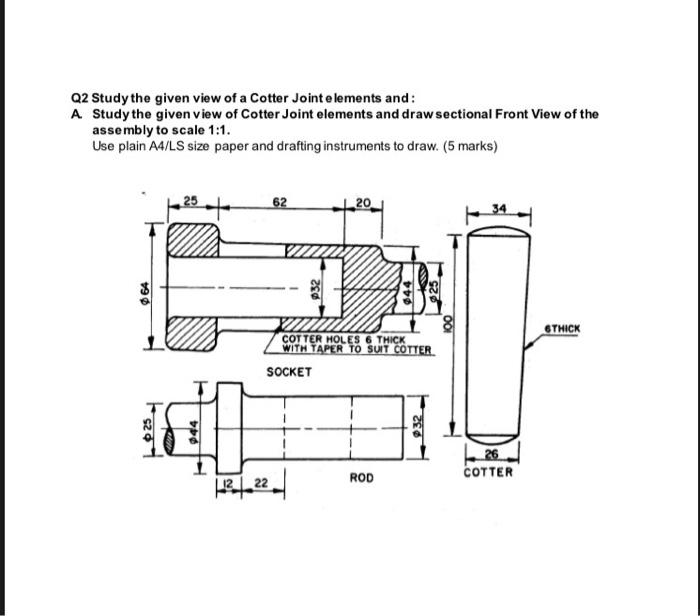 Solved engineering draftingI solved Q1A and 1B and 1C I just | Chegg.com