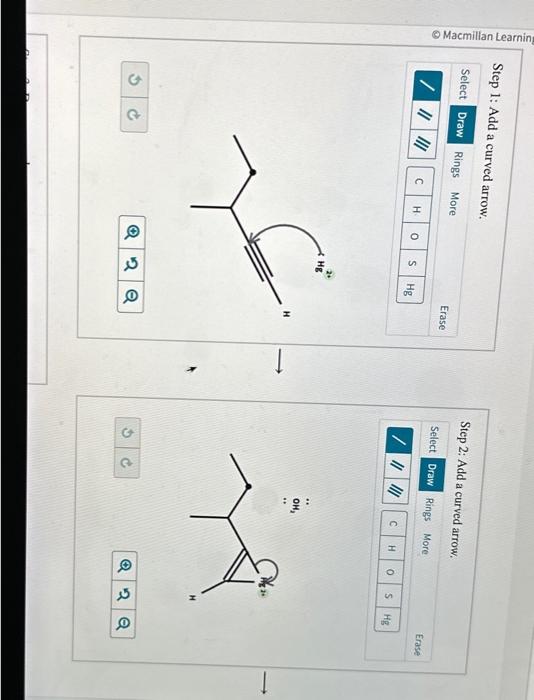 [Solved]: Complete the electron-pushing mechanism for the r
