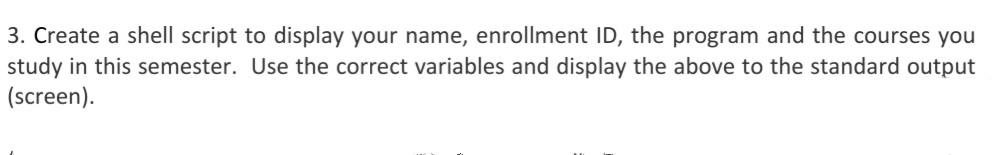 Solved please help me to solve this Linux/unix operating | Chegg.com