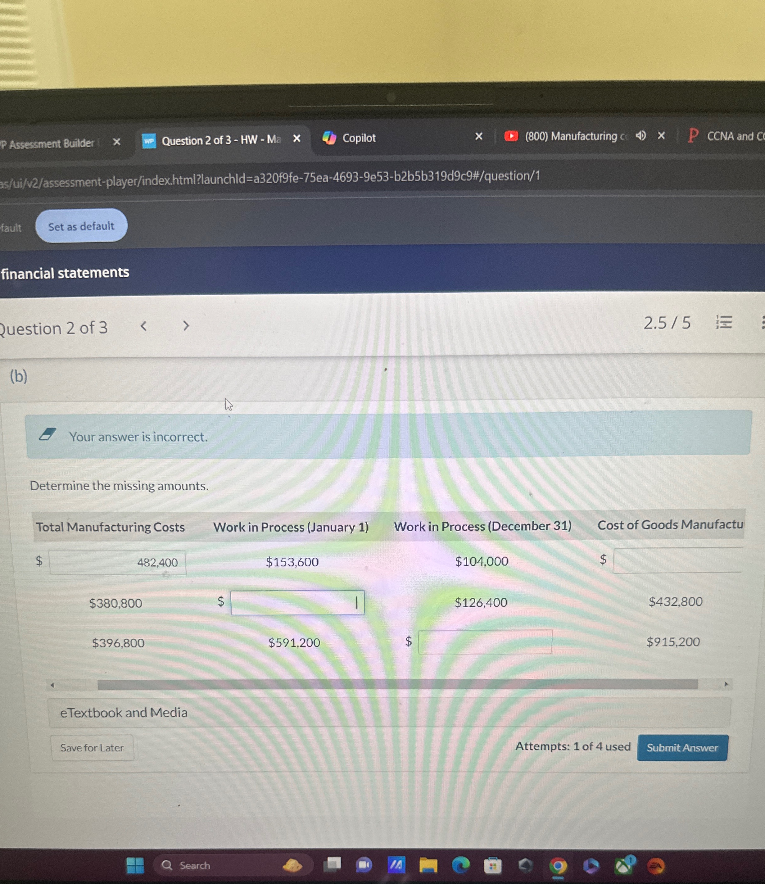Solved P Assessment BuilderQuestion 2 ﻿of | Chegg.com