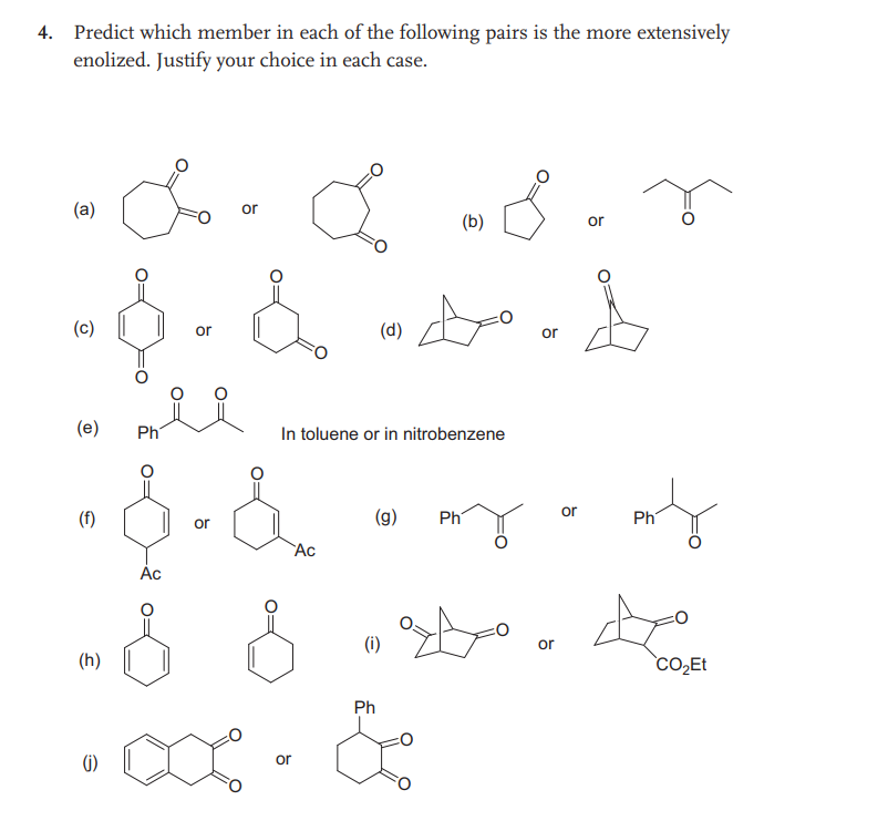 Solved Predict which member in each of the following pairs | Chegg.com