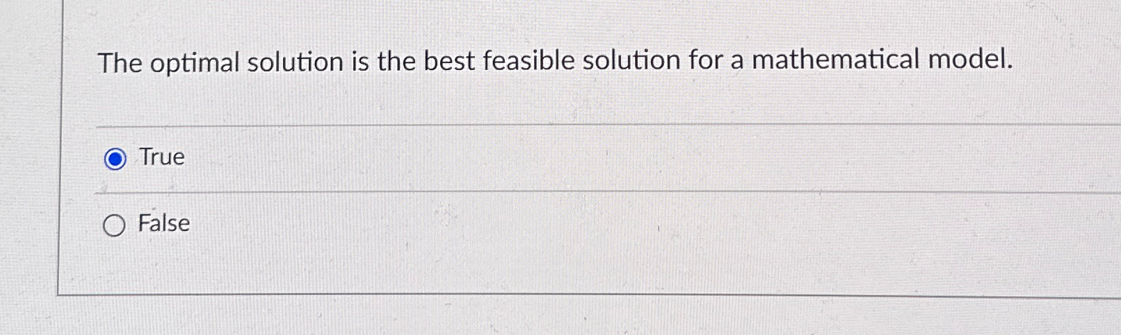 Solved The optimal solution is the best feasible solution | Chegg.com