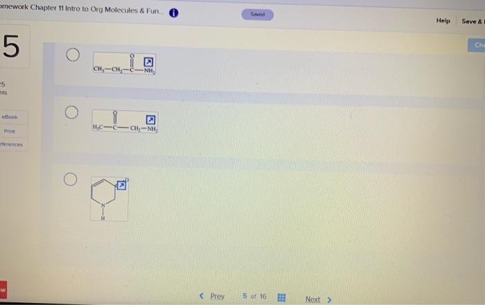 Solved mework Chapter 11 Intro to Org Molecules & Fun 6 Help | Chegg.com Solved mework Chapter 11 Intro to Org Molecules & Fun 6 Help | Chegg.com