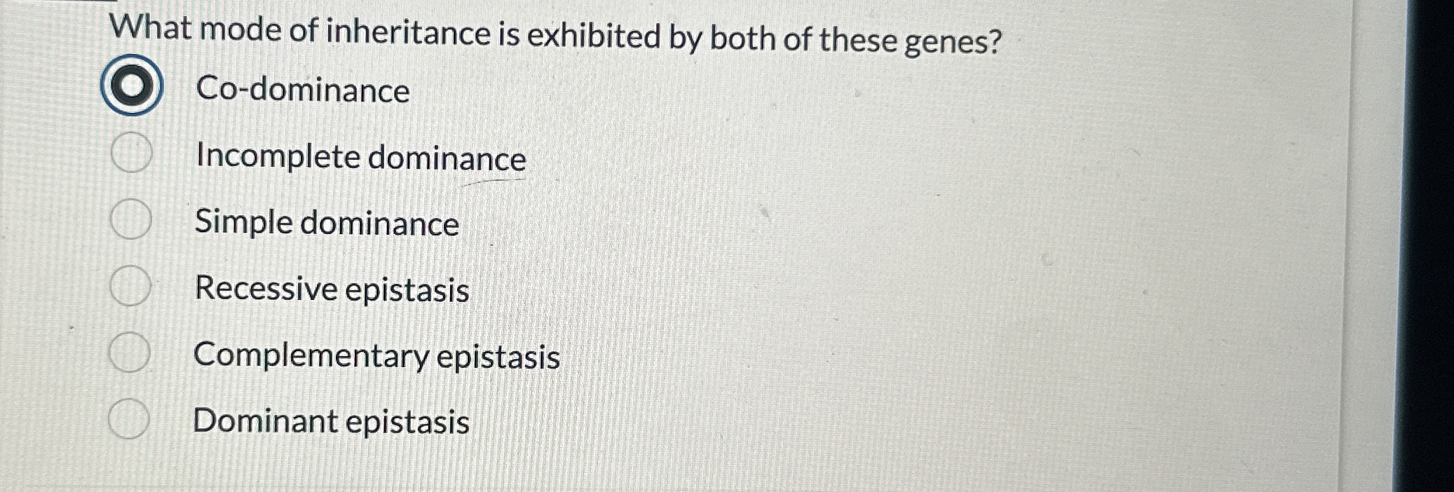 Solved What mode of inheritance is exhibited by both of | Chegg.com
