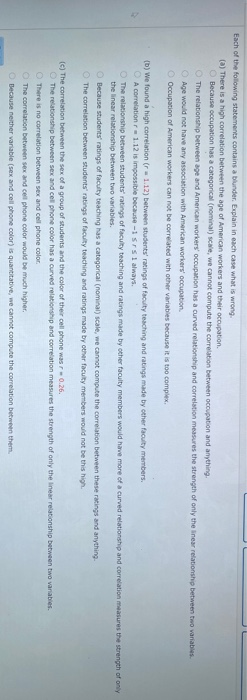 Solved Each of the following statements contains a blunder. | Chegg.com