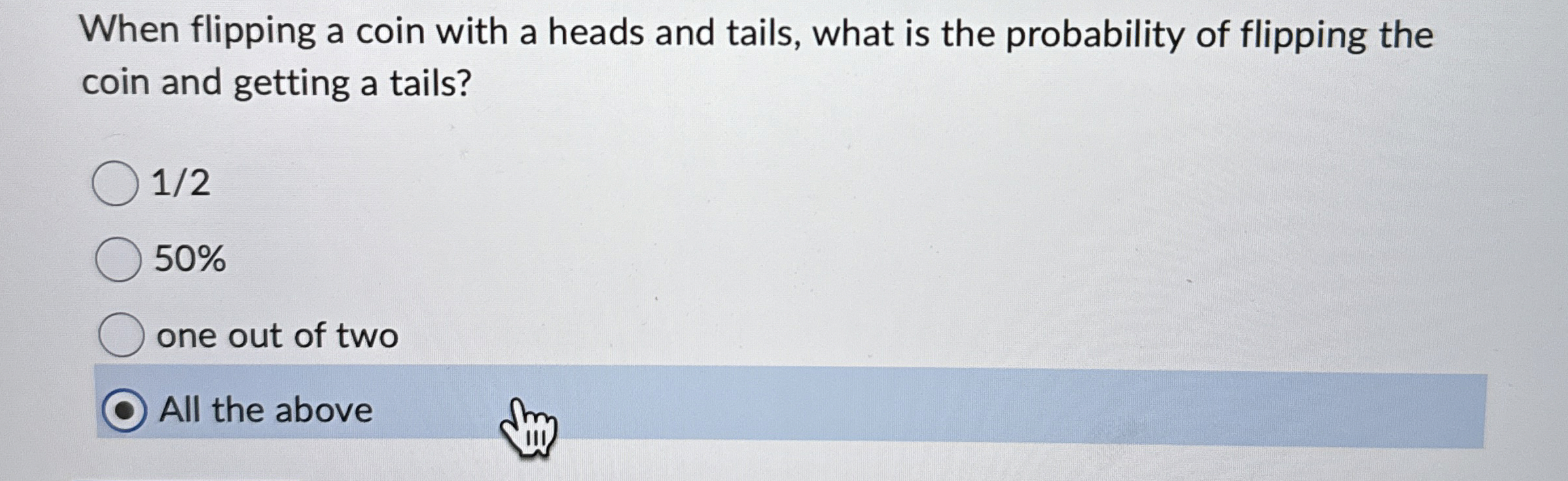 Solved When flipping a coin with a heads and tails, what is | Chegg.com