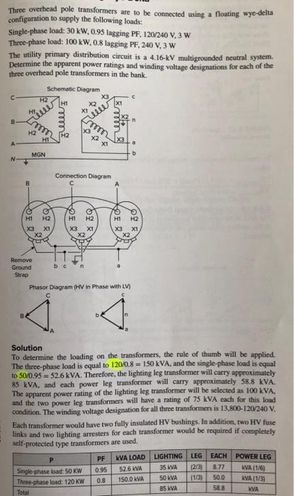 Solved floating Wye delta problem...where are the | Chegg.com