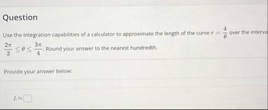 Solved QuestionUse the integration capabilities of a | Chegg.com