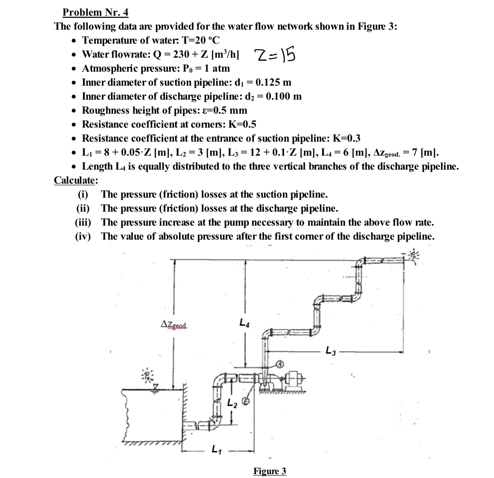Solved Problem Nr. 4The following data are provided for the | Chegg.com