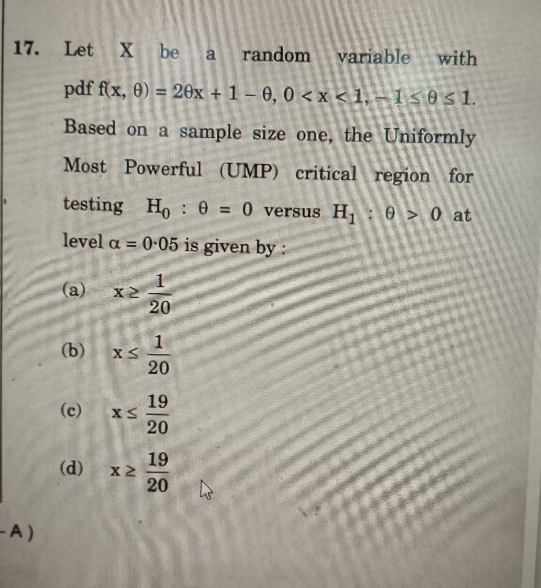Solved Let x ﻿be a random variable with pdf | Chegg.com