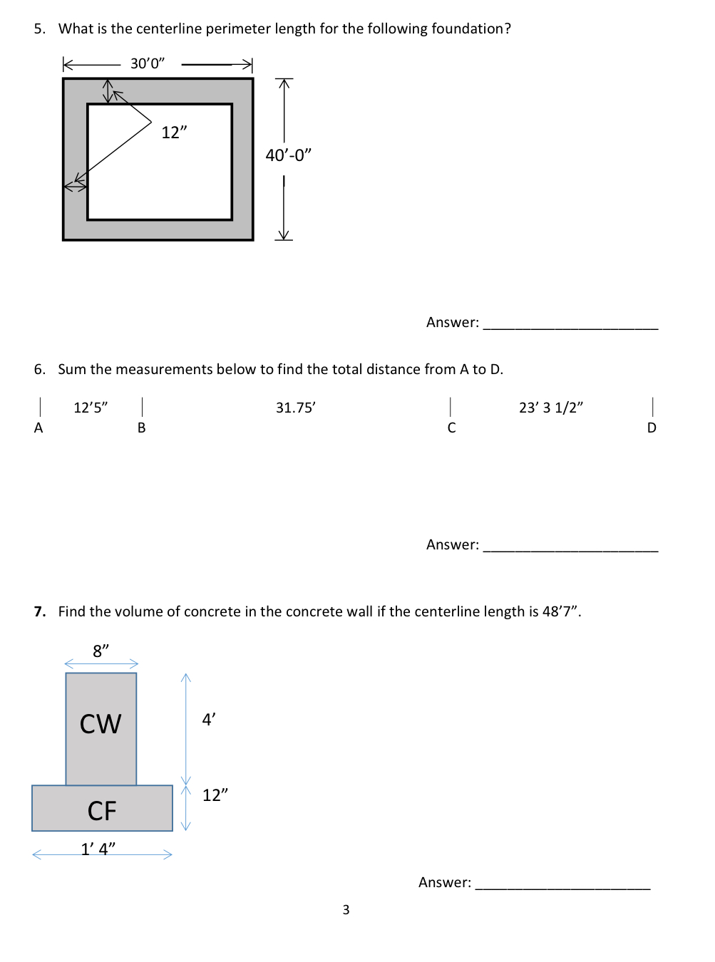 Solved What is the centerline perimeter length for the | Chegg.com
