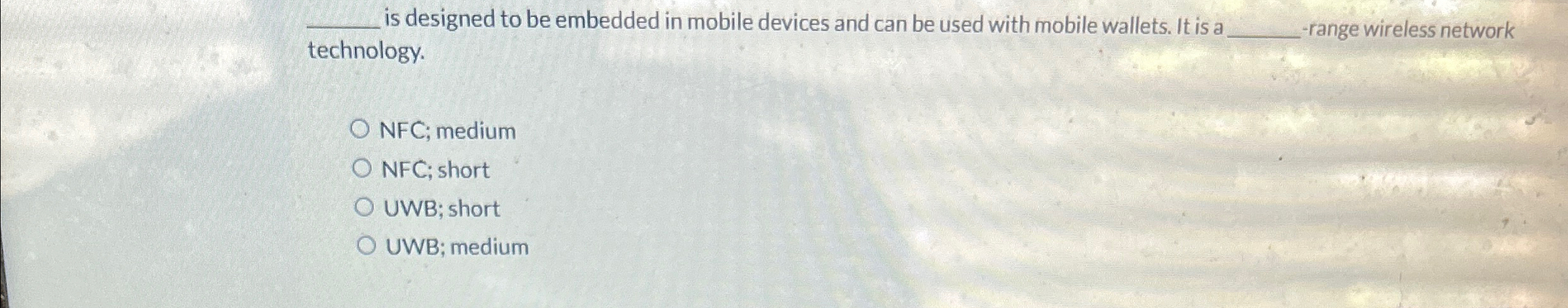 Solved is designed to be embedded in mobile devices and can | Chegg.com