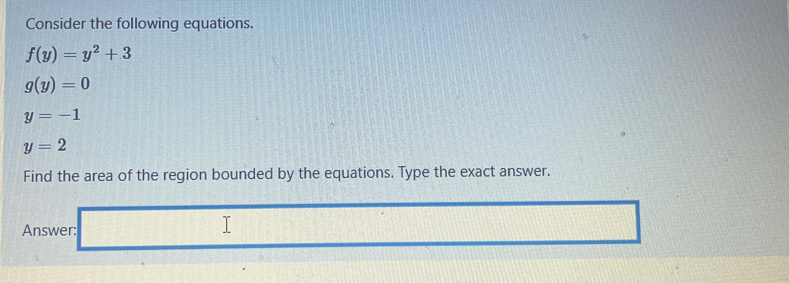 Solved Consider the following | Chegg.com