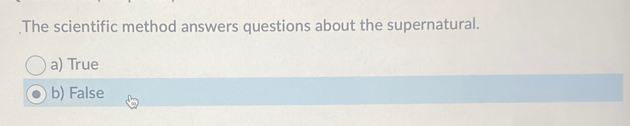 Solved The scientific method answers questions about the | Chegg.com