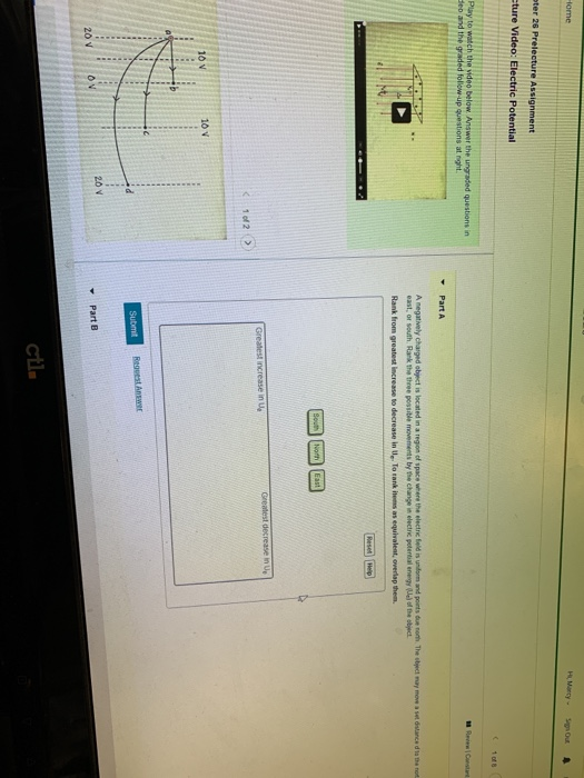Solved tome - Out eter 26 Prelecture Assignment ture Video: | Chegg.com