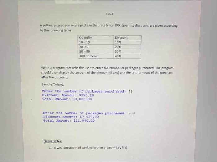 Solved a software company sells a package that retails for | Chegg.com