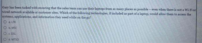Solved Terrance is trying to troubleshoot an issue on his | Chegg.com