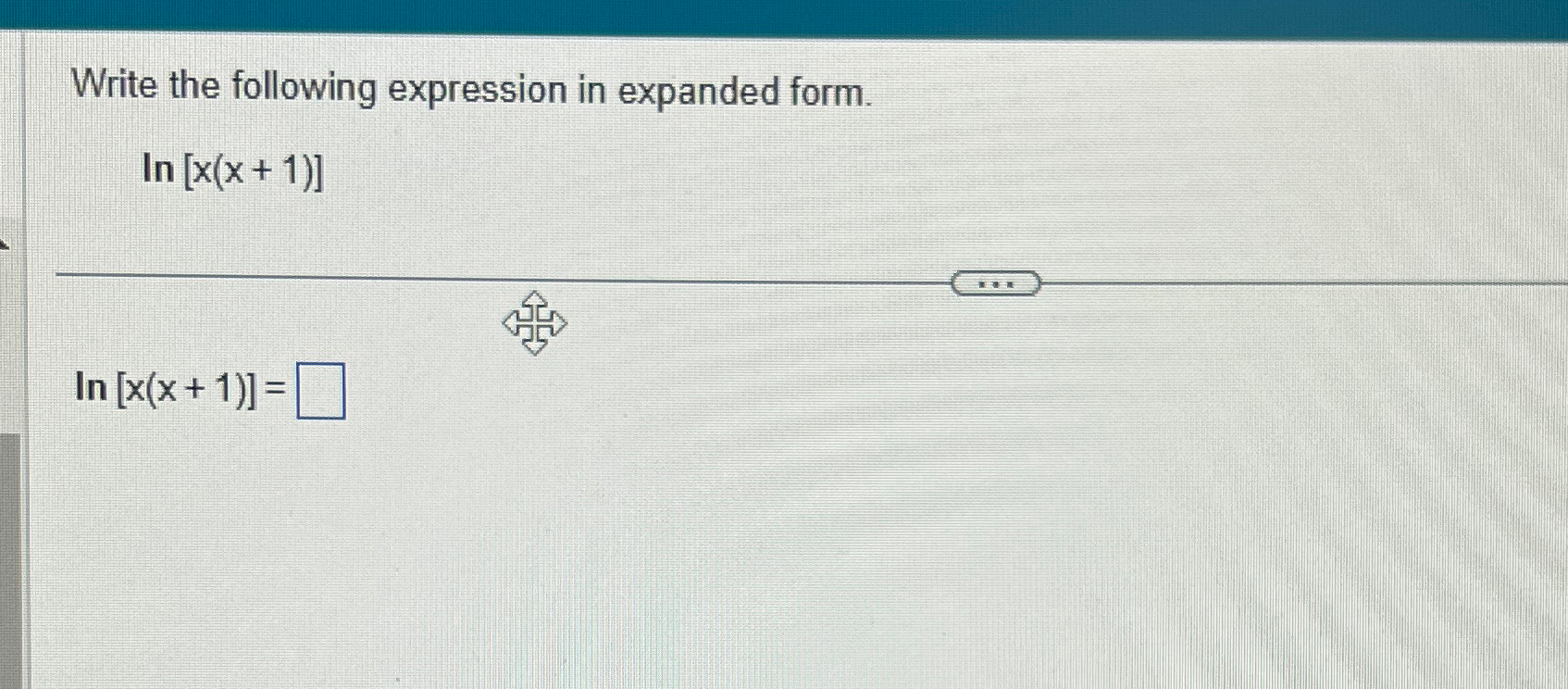 Solved Write the following expression in expanded | Chegg.com