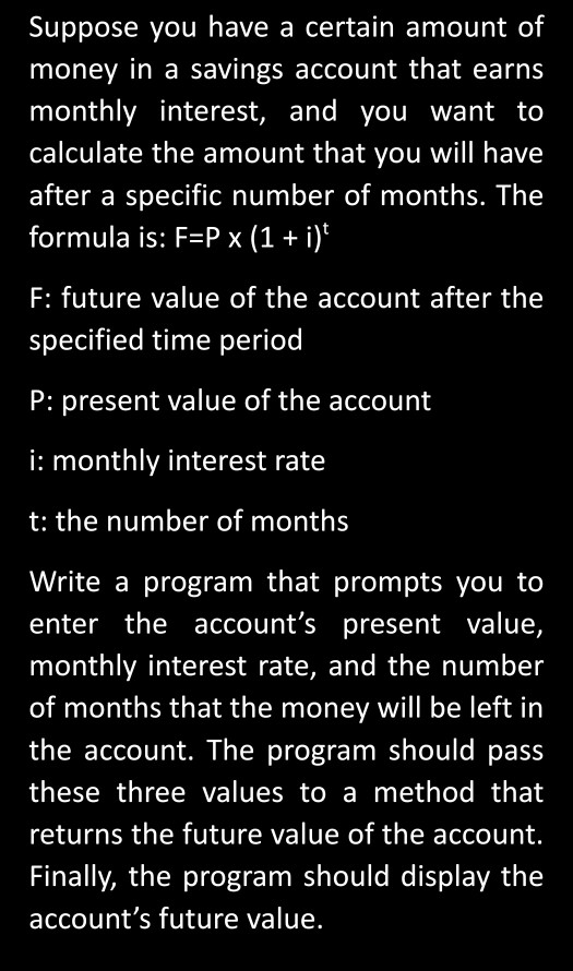 Solved Suppose you have a certain amount of money in a | Chegg.com