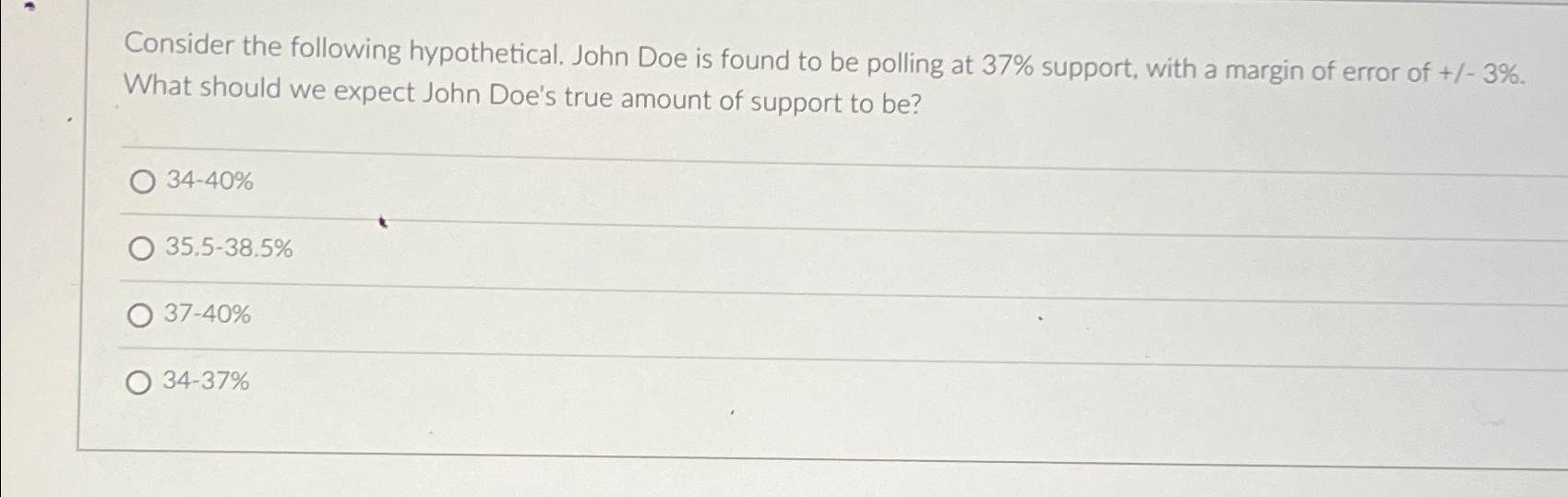 Consider the following hypothetical. John Doe is | Chegg.com