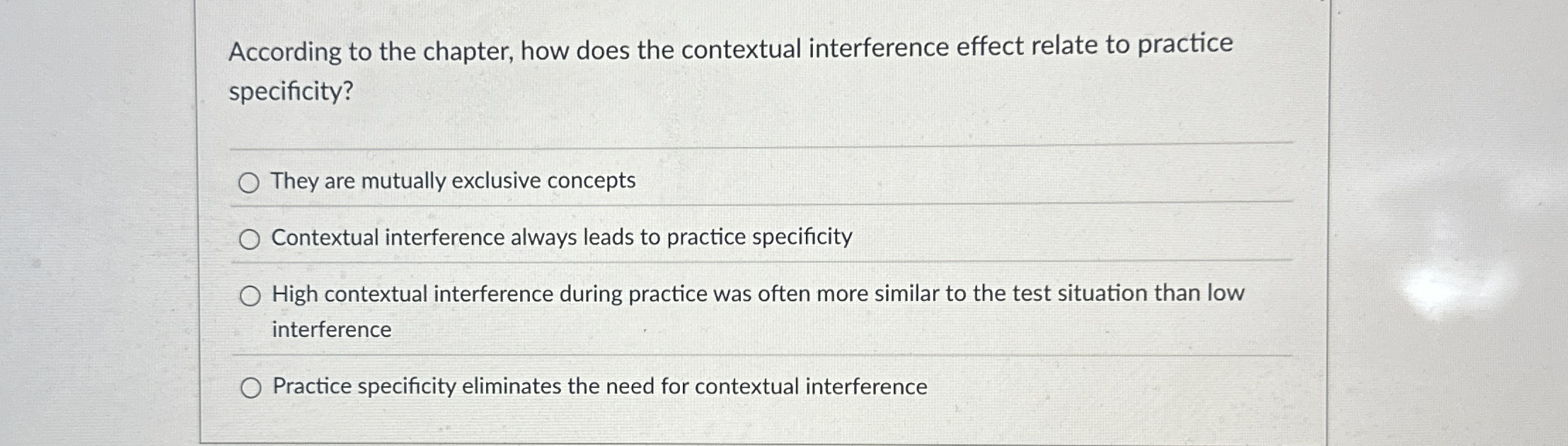Solved According to the chapter, how does the contextual | Chegg.com