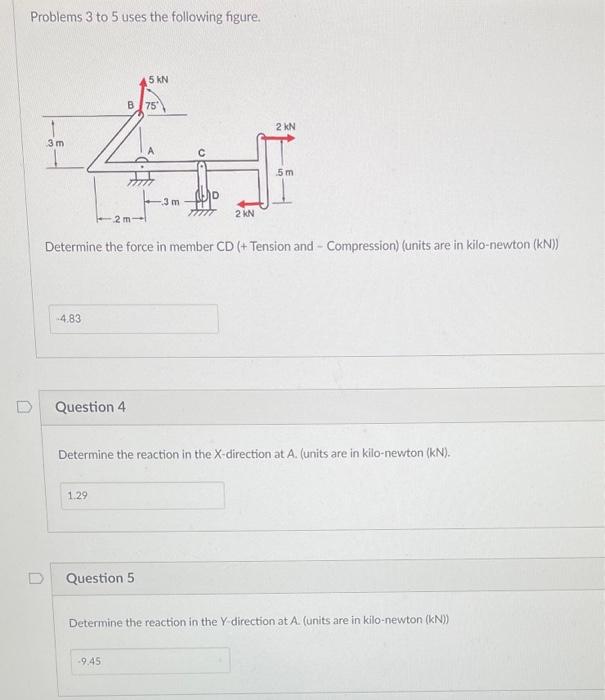 Solved Problems 3 to 5 uses the following figure. Determine | Chegg.com