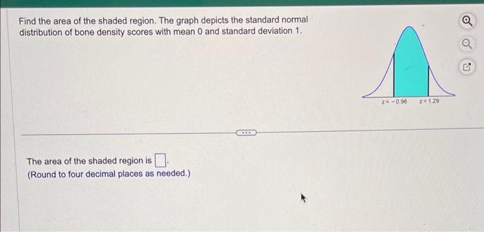Solved Find the area of the shaded region. The graph depicts | Chegg.com