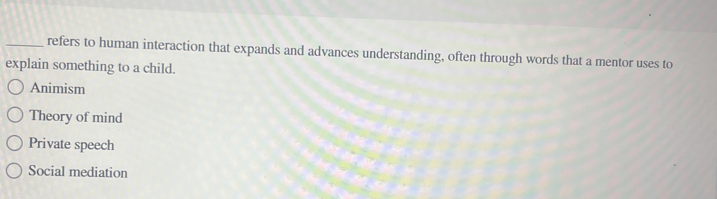 Solved refers to human interaction that expands and advances | Chegg.com