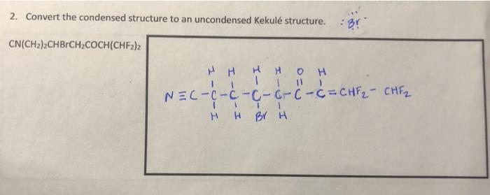 Solved i started it off but i am unsure about the CHF2, | Chegg.com