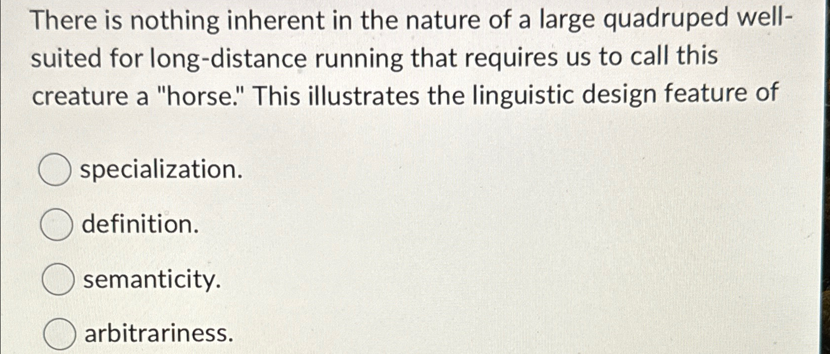 Solved There is nothing inherent in the nature of a large | Chegg.com