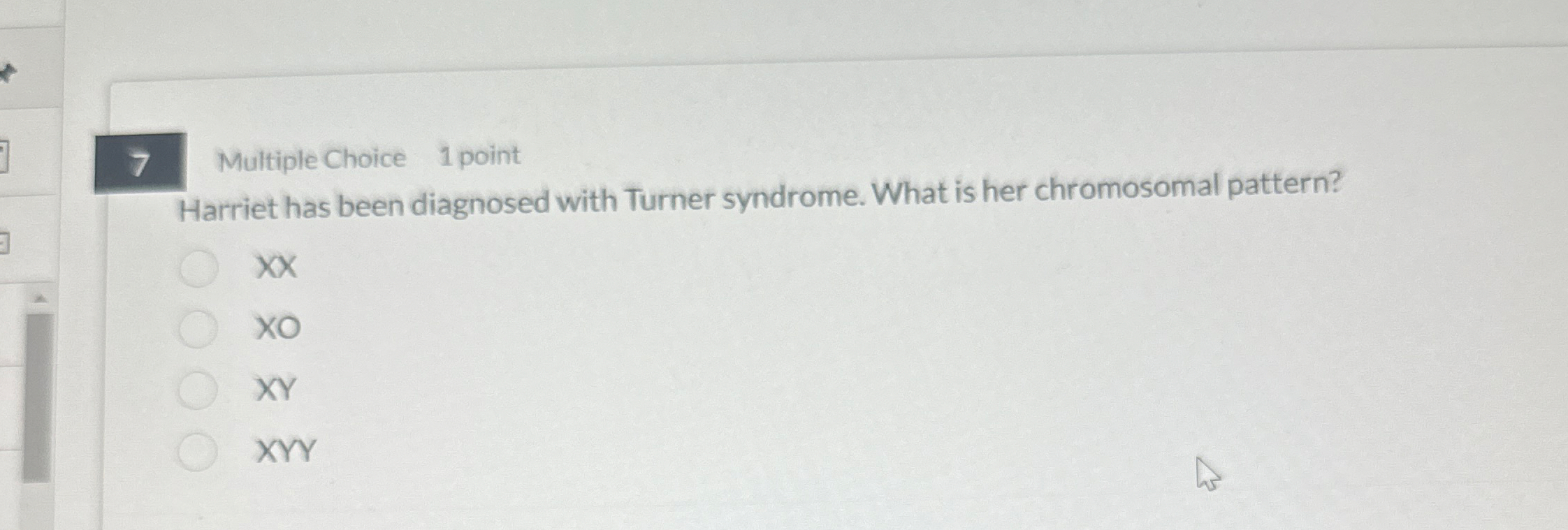 Solved Multiple Choice 1 ﻿pointHarriet has been diagnosed | Chegg.com