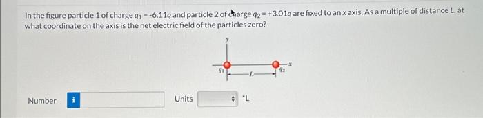 Solved Q4In the figure particle 1 of charge q1 = -6.11g and | Chegg.com