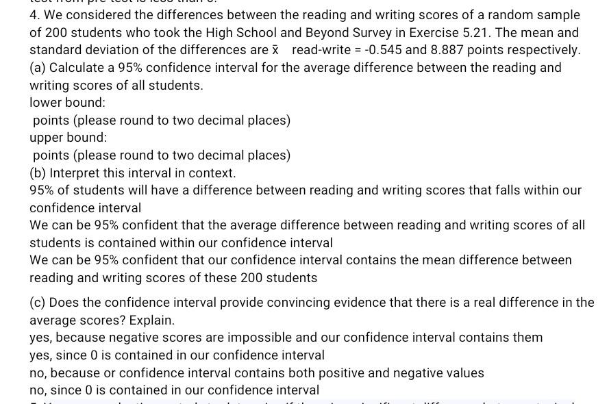 Solved 4. We considered the differences between the reading | Chegg.com