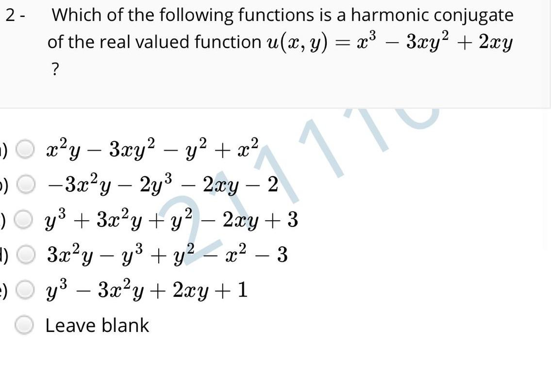 Solved 2- a) b) c) d) e) Which of the following functions is | Chegg.com